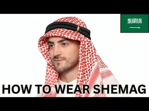 HOW TO WEAR SHEMAGH. SAUDI ARABIA'S ELEGANT TRADITIONAL MEN'S HEAD ...