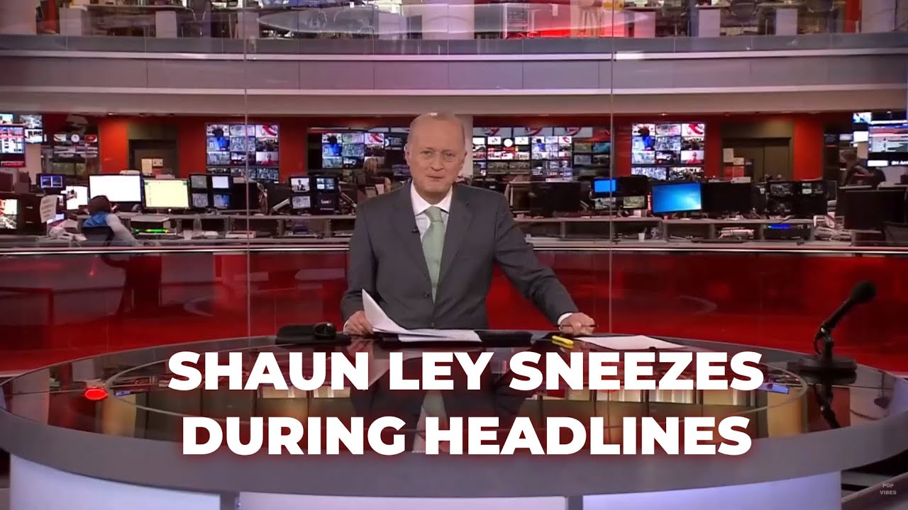 BBC News Channel - Shaun Ley Sneezes during the Headlines - YouTube