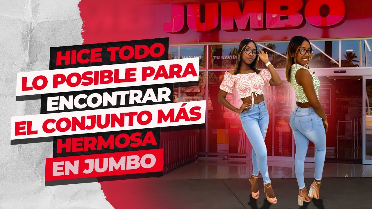Hice todo lo posible para encontrar el conjunto más hermosa en Jumbo. # ...