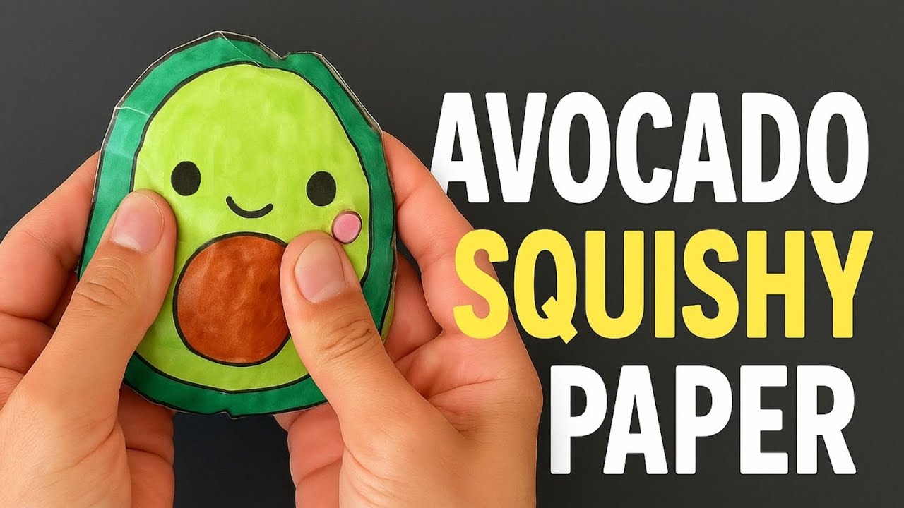 DIY Avocado Squishy For Beginners | Easy To Follow Video How To Make ...