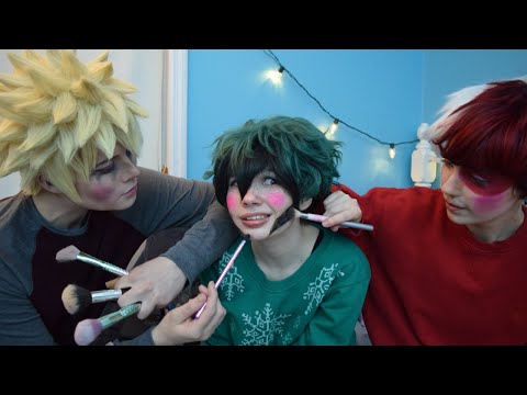 BNHA Boys Sleepover (My Hero Academia Cosplay Skit) - YouTube