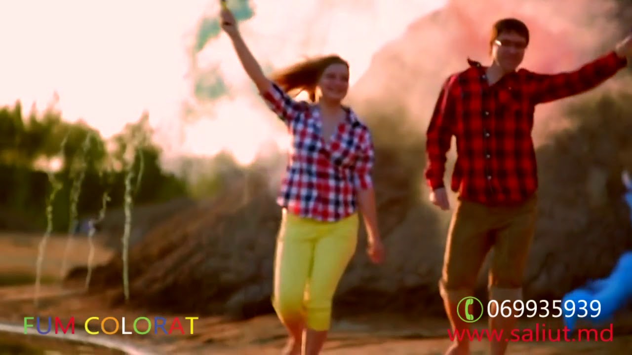 FUM COLORAT pentru sedinte foto www saliut md - YouTube