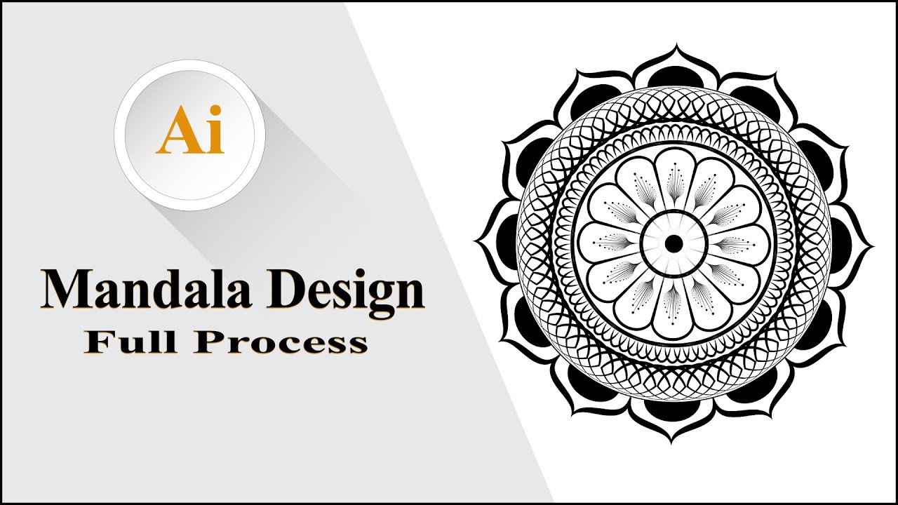 Mandala Design | Adobe Illustrator tutorial | Graphic Design - YouTube