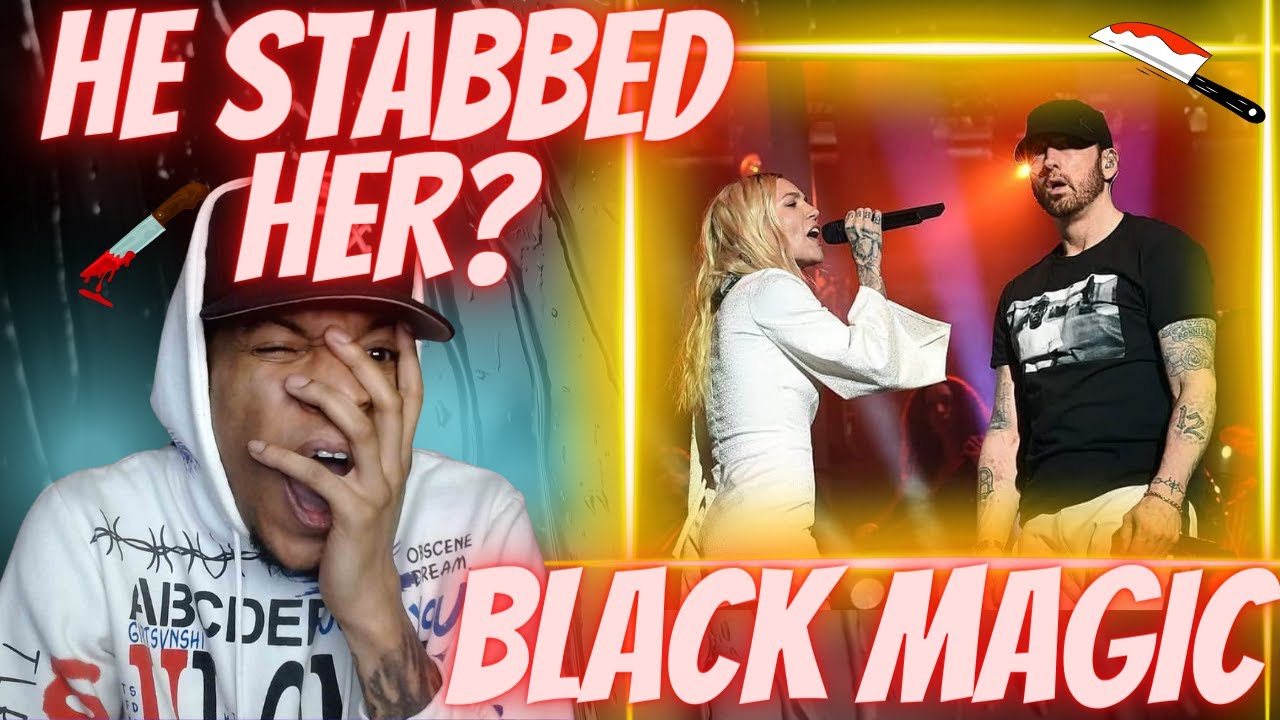 EMINEM x SKYLAR GREY - BLACK MAGIC | REACTION - YouTube
