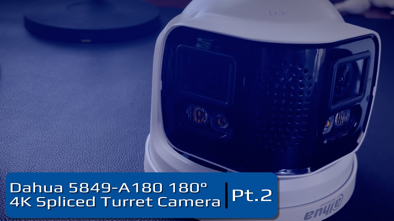 Dahua DH IPC PDW5849 A180 E2 : IPC Color4K T180 Turret Camera Review ...