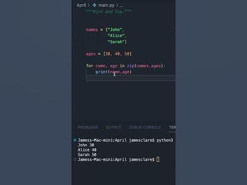 Python 3 | Dict & Zip - The Power Couple! #python3 #coding #programming ...