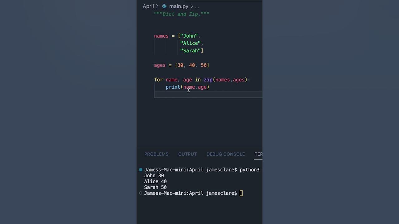 Python 3 | Dict & Zip - The Power Couple! #python3 #coding #programming ...