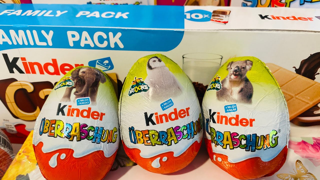 New Collection German Kinder Surprise ASMR Unboxing - YouTube