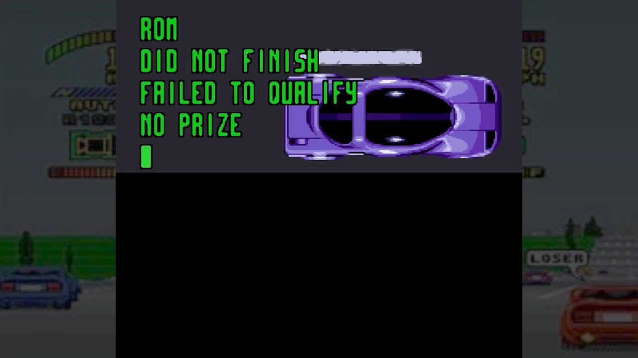 Top Gear 3000 - Game Over (SNES) - YouTube