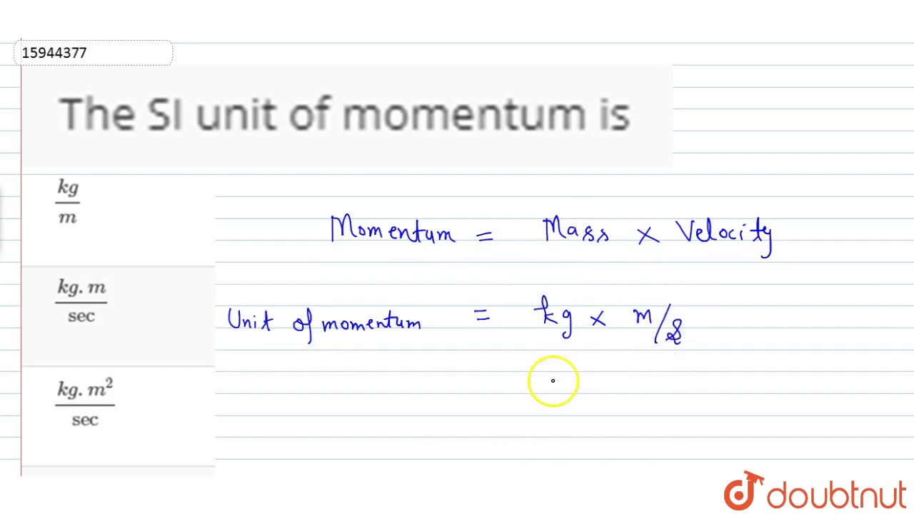 Si Unit Of Impulse ScottqoMedina