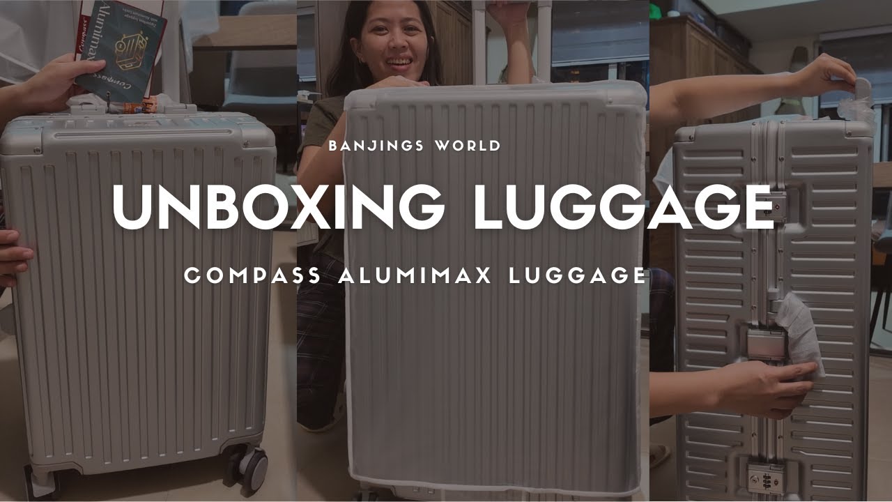 Unboxing Compass Alumimax Luggage | Japan Prep - YouTube