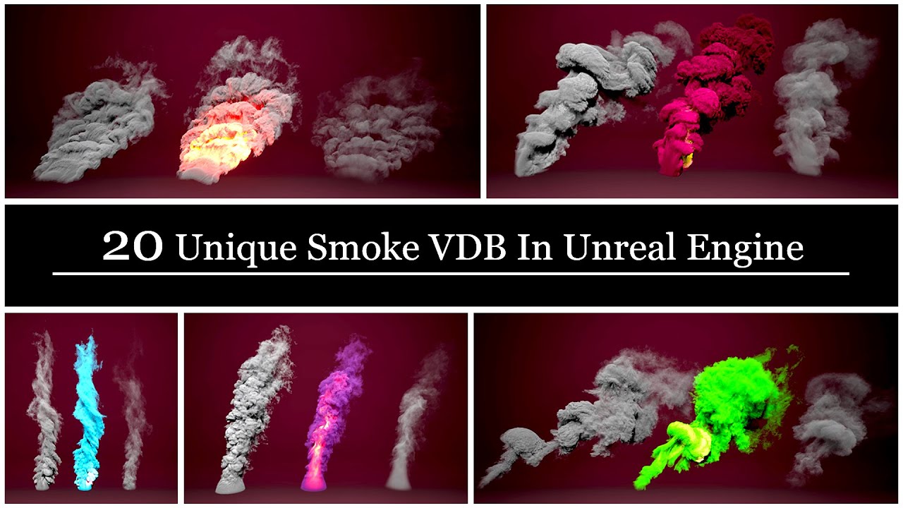 20 Realtime Animated Smoke VDB In Unreal Engine - YouTube