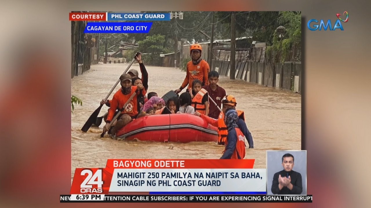 Mahigit 250 pamilya na naipit sa baha, sinagip ng Philippine Coast ...