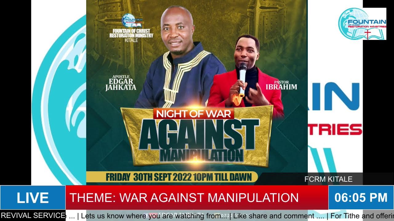 FOUNTAIN OF CHRIST RESTORATION MINISTRIES - YouTube