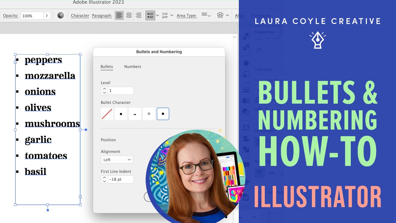 Bullets And Numbering Explained In Adobe Illustrator 2023 YouTube bullets-and-numbering-explained-in-adobe-illustrator-2023-youtube