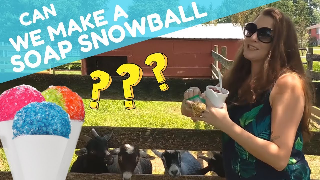 Making a Snowball Soap 🍧 |GYPSYFAE CREATIONS - YouTube