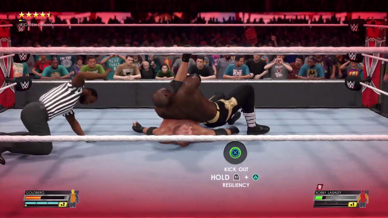 Goldberg vs. Bobby Lashley WWE 2K22 | PS4 PRO 1080p - YouTube