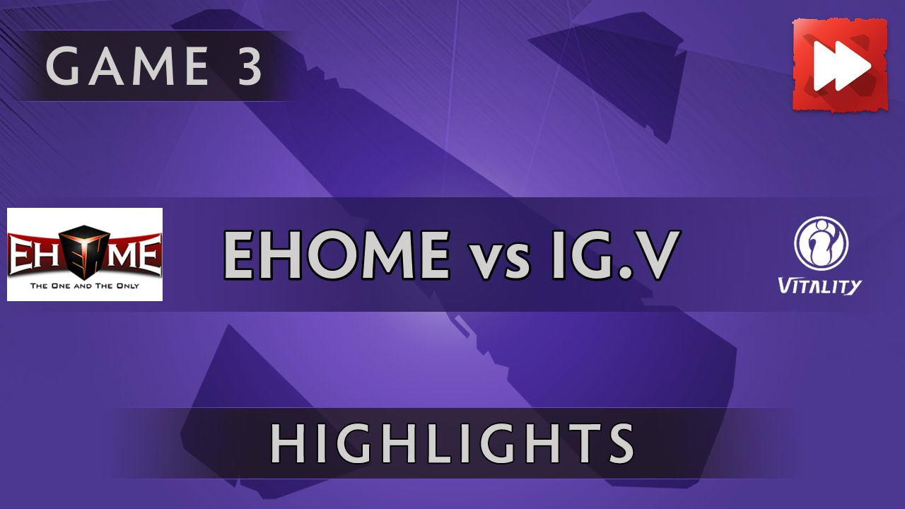 EHOME vs iG.Vitality [Game 3] The Boston Major 2016 - Dota Highlights - YouTube