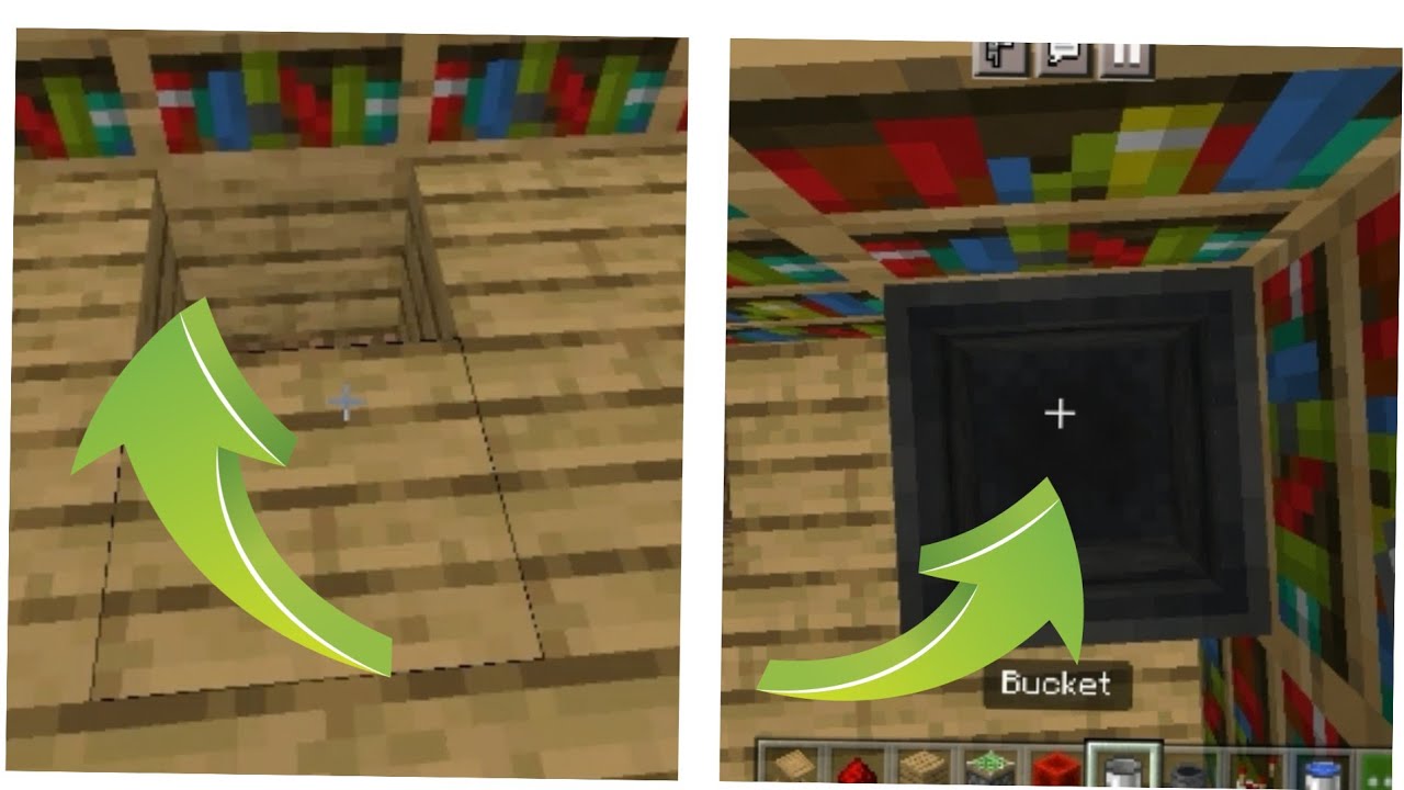 how to make a secret base door in minecraft|gamer child - YouTube