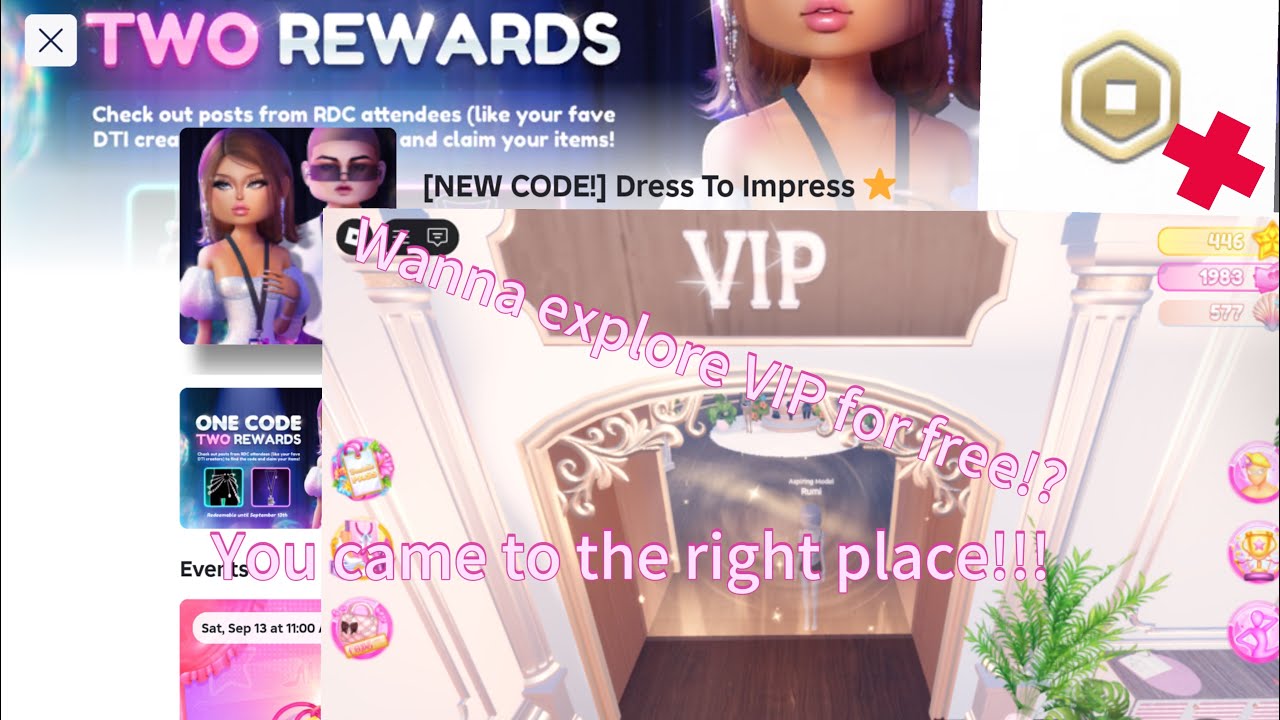 HOW TO get into DTI VIP with NO Robux or coins!!!! - YouTube