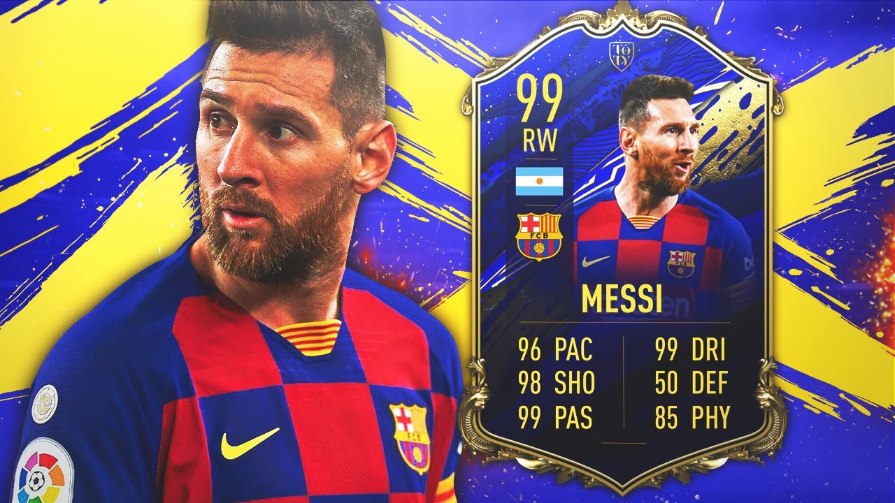 PROBANDO A LIONEL MESSI TOTY 99 | FIFA 20 - YouTube