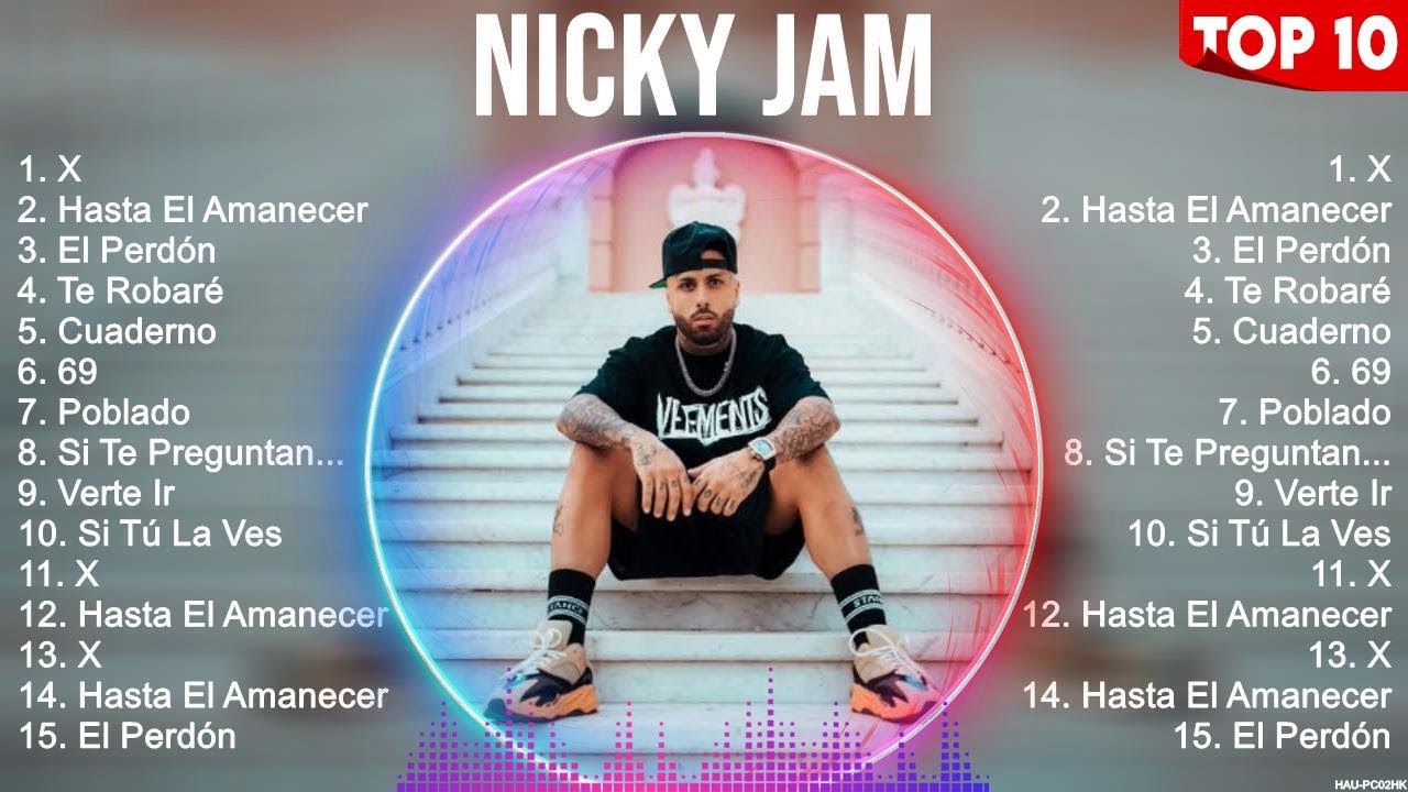 Nicky Jam Grandes Exitos Enganchados Sus Mejores Éxitos 2023 - YouTube