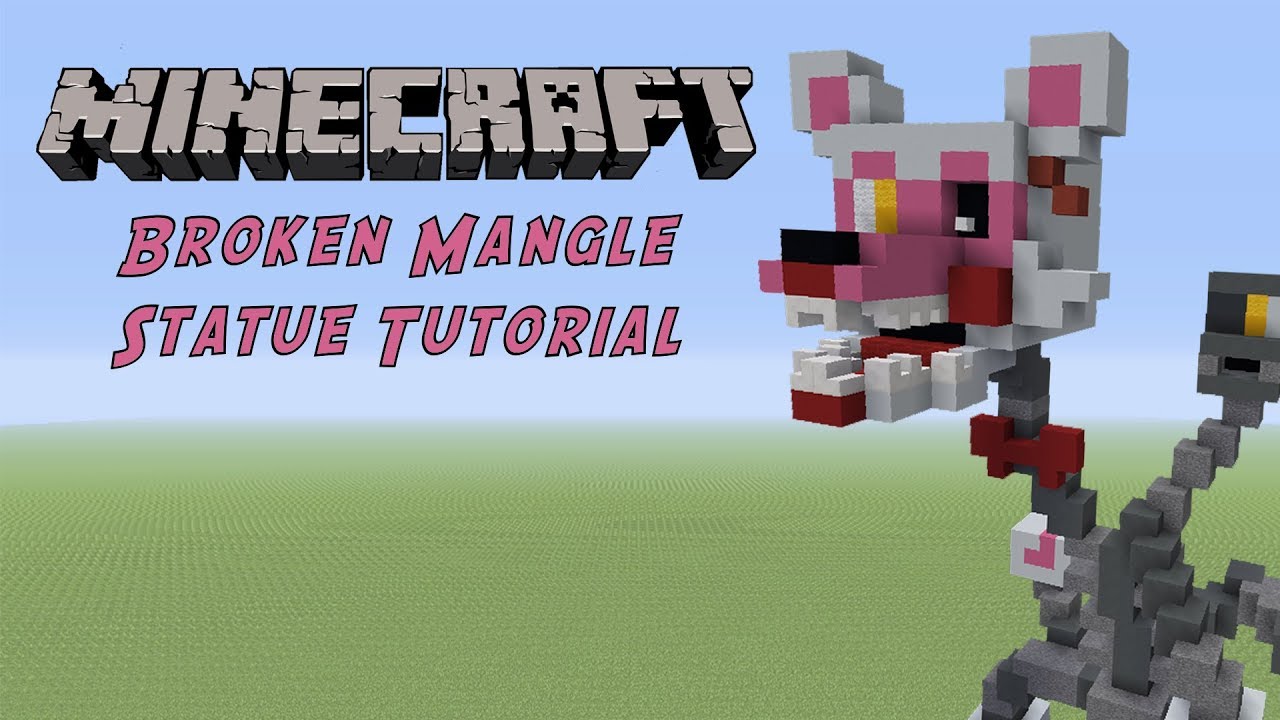 Minecraft Tutorial: Broken Mangle (FNAF) Statue - YouTube