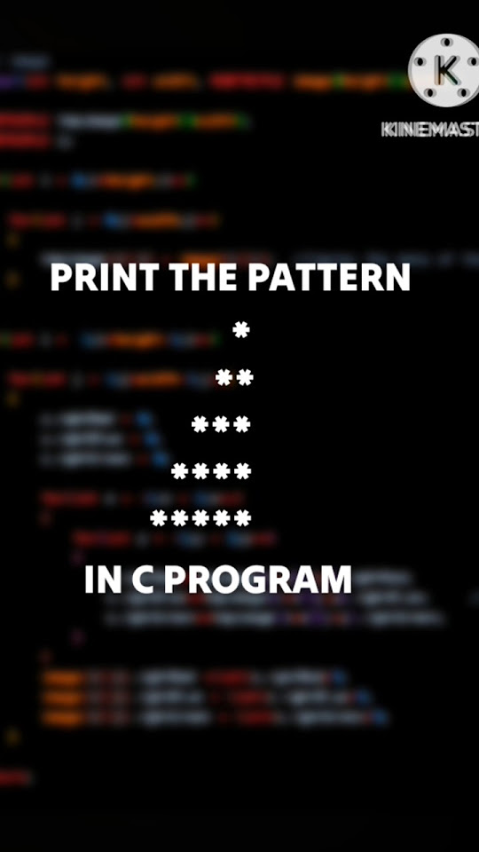 Print The Pattern Cprogramming Programming Coding Code Cpattern Shorts Short Youtube