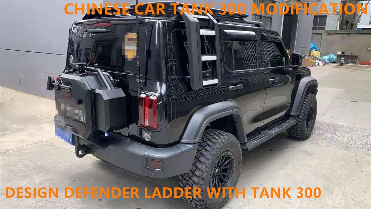 Update our hot car tank 300 assemble with Defender's Side Ladder - YouTube