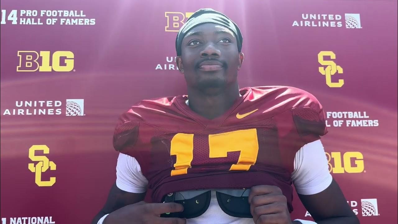 USC cornerback DeCarlos Nicholson talks cornerback room, why USC and more - YouTube