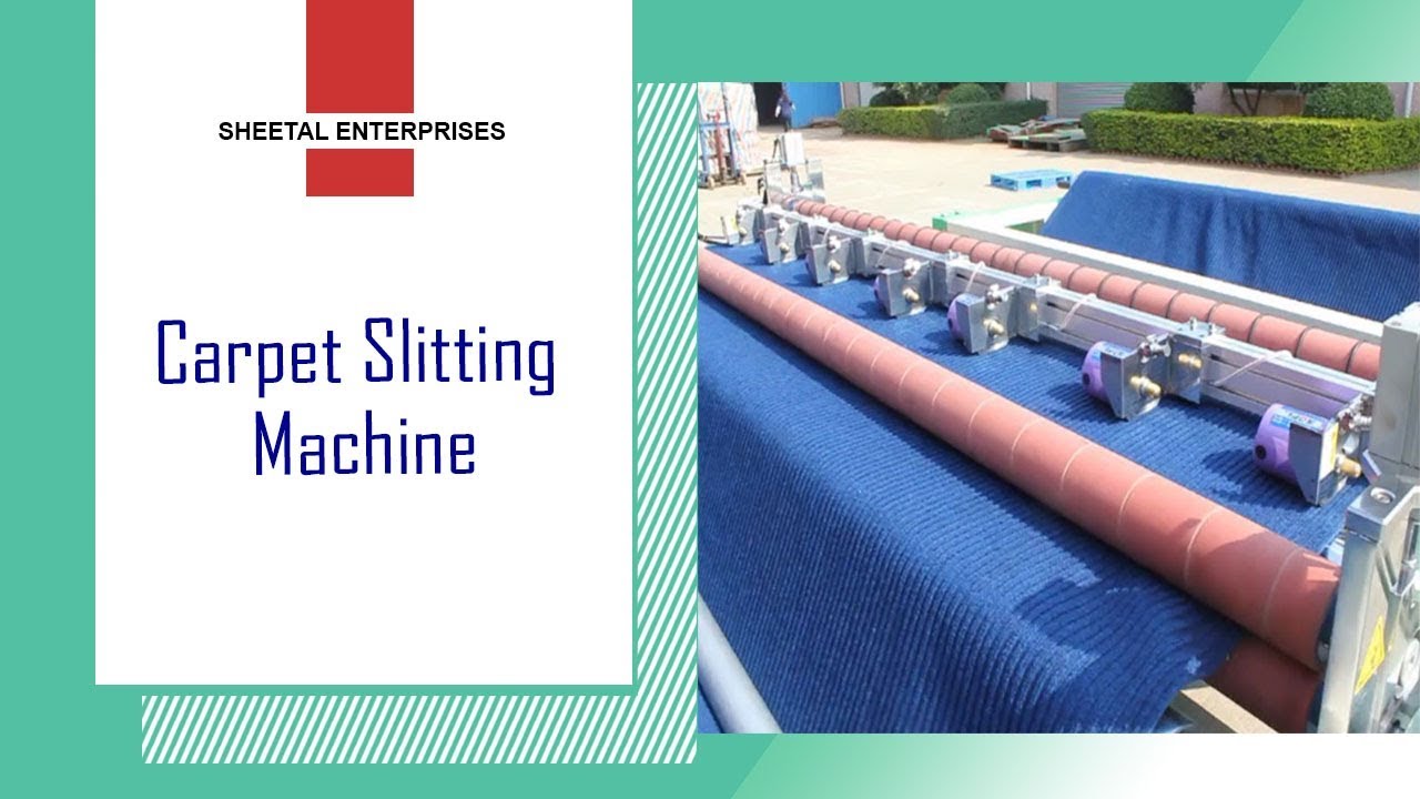 Carpet Slitting Machine - YouTube