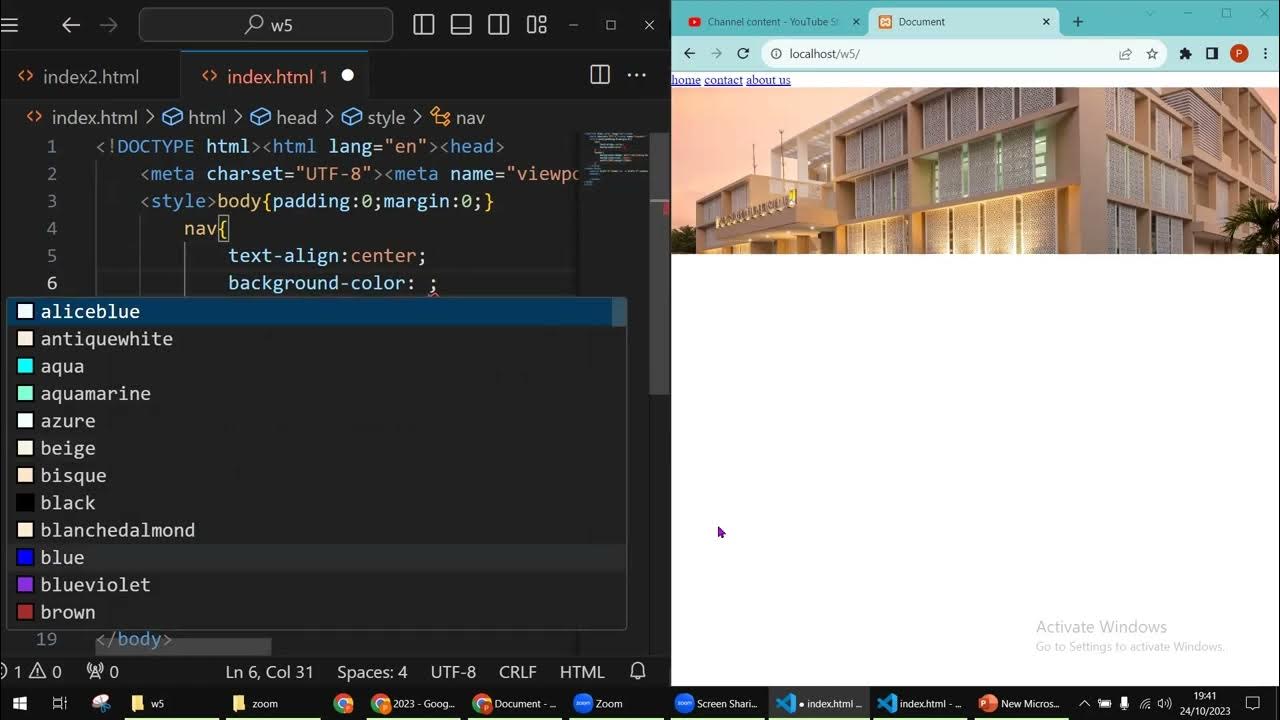 penerapan css part1 - YouTube
