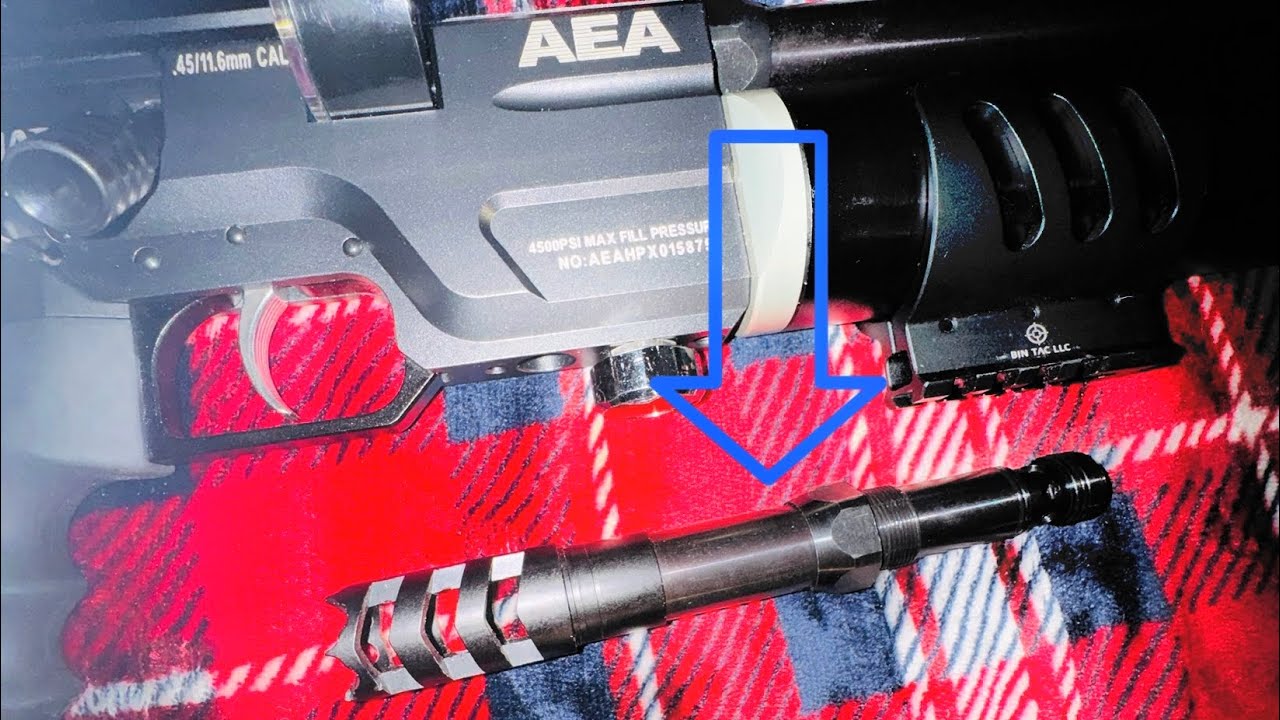 AEA HP MAX .457 To BICTAC M50 Barrel An Air Tank Swap How to Change ...