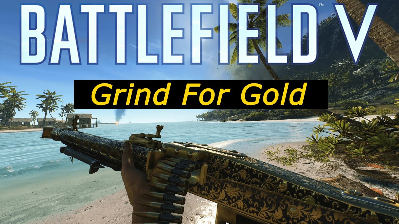 Battlefield V: Grind For Gold - MG42 - YouTube
