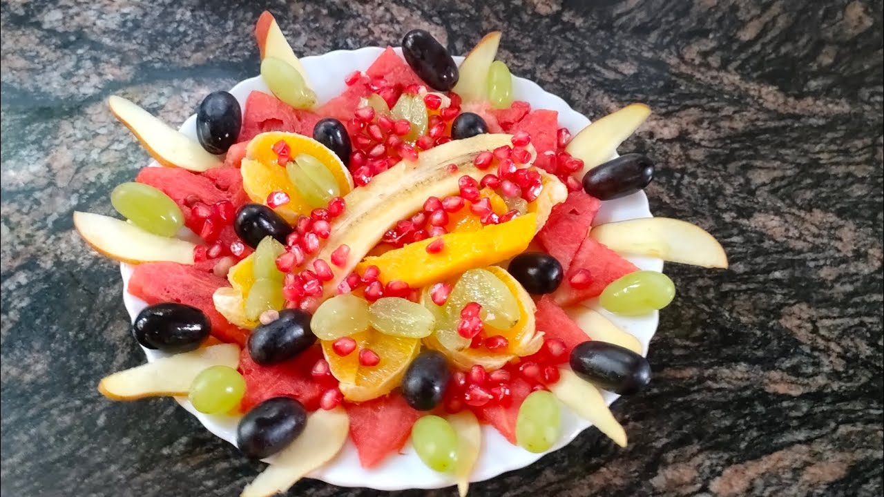 Fruit Thali Idea|Colourful and attractive fruit Thali Idea |Simple and ...