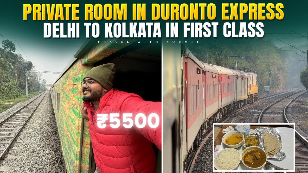 18 Hours in Duronto Express FIRST AC | INDIA's FIRST Duronto Exp | Raw ...