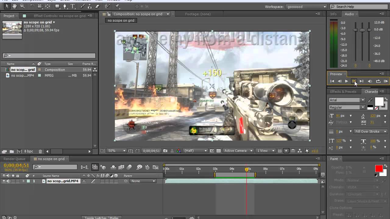How to do Slow Motion in Adobe After Effects - YouTube