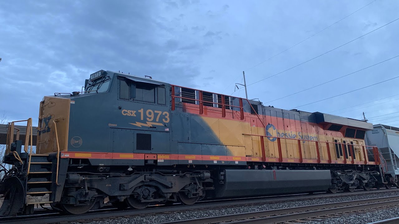 *Here Kitty, Kitty..! CSX #3047 rolls through Buffalo with a Chessie ...