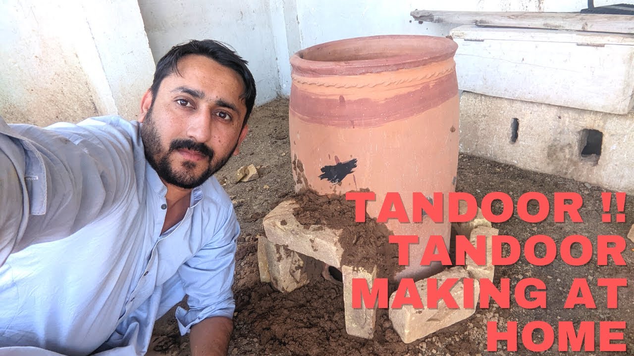 Make Tandoor Oven Primitive Technology Clay Tandoor - YouTube