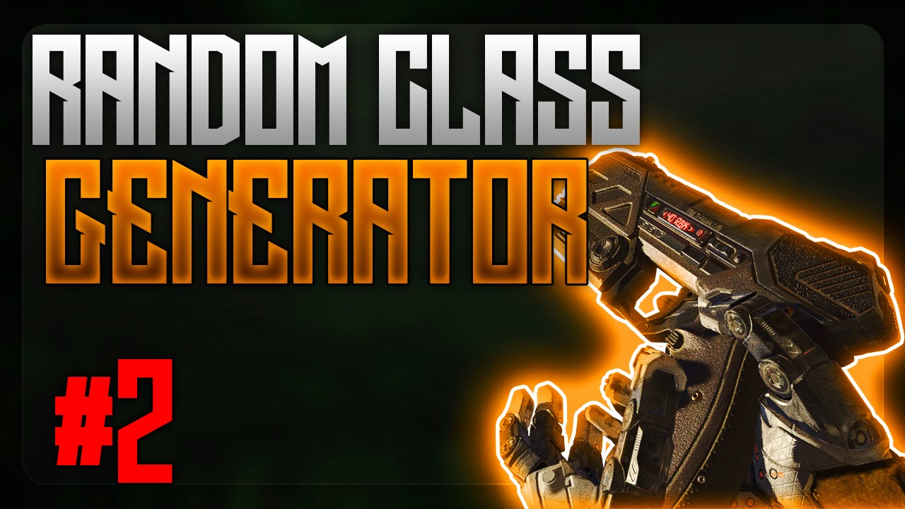 Random Class Generator #2 | Black Ops 3 - YouTube