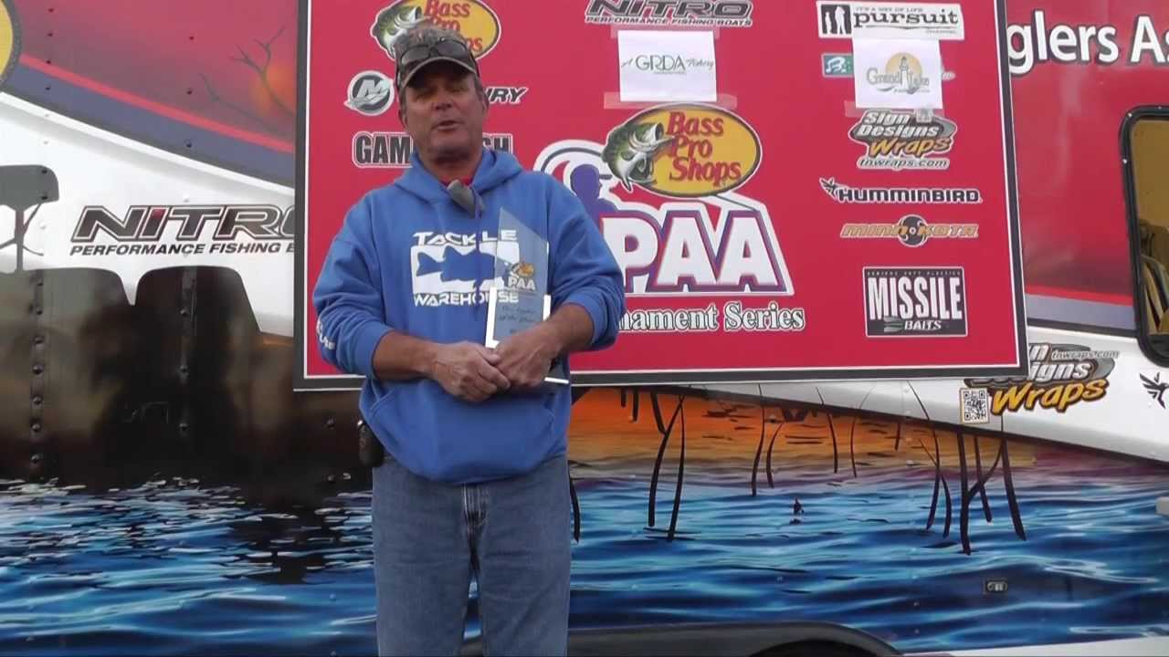 2013 PAA Co-Angler of the Year Bill Rea - YouTube