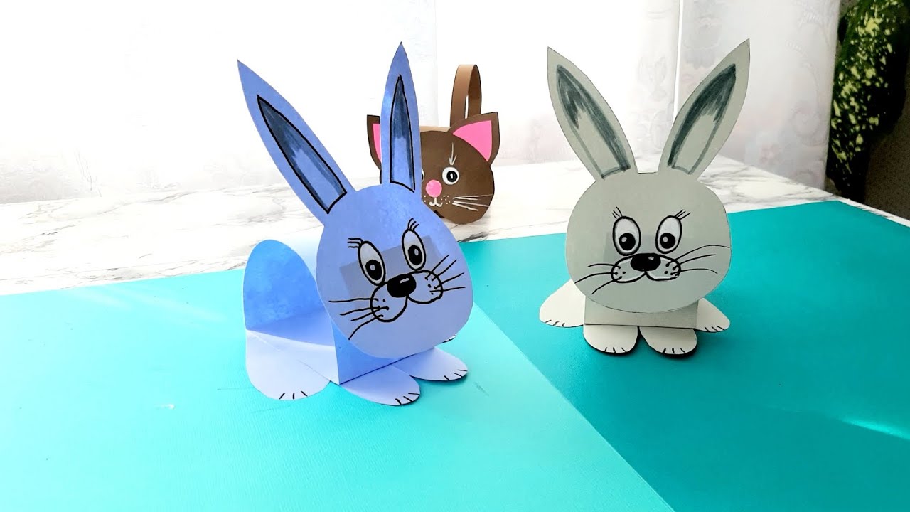 Cute bunny/ Cute paper toy / Paper toys/ Easter crafts #toy #bunny ...