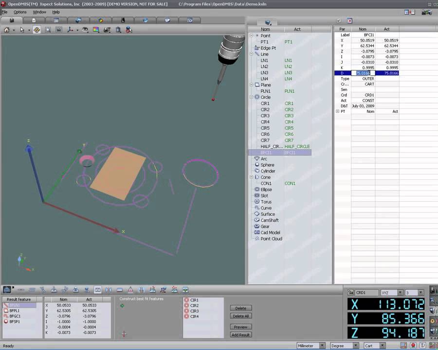 OpenDmis Module 250 Construct Circle - YouTube