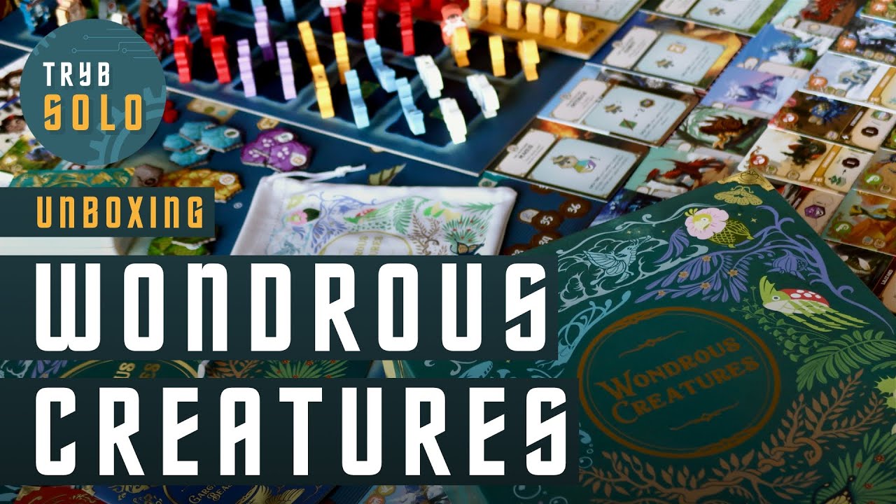 🇬🇧 Wondrous Creatures | unboxing (base game + expansions) - YouTube
