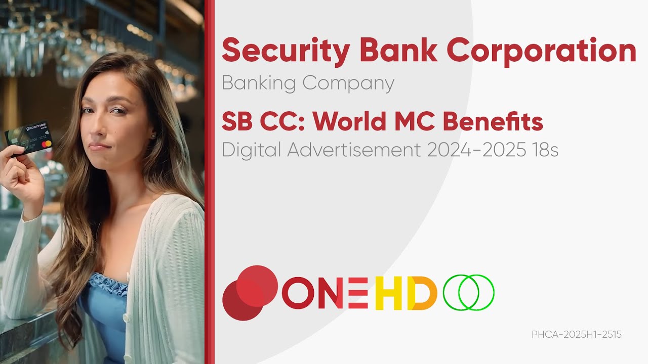 Security Bank World Mastercard Benefits Digital Ad 2024-2025 18s ...