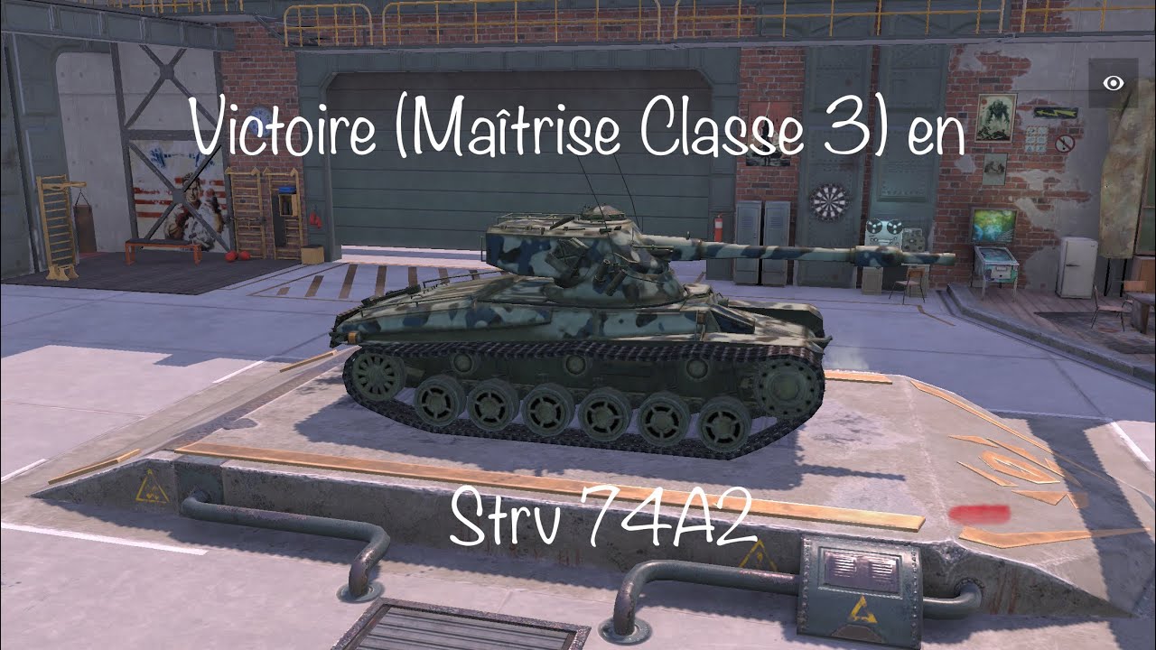 World of Tanks Blitz - Victoire (Maîtrise Classe 3) en Strv 74A2 - Char ...