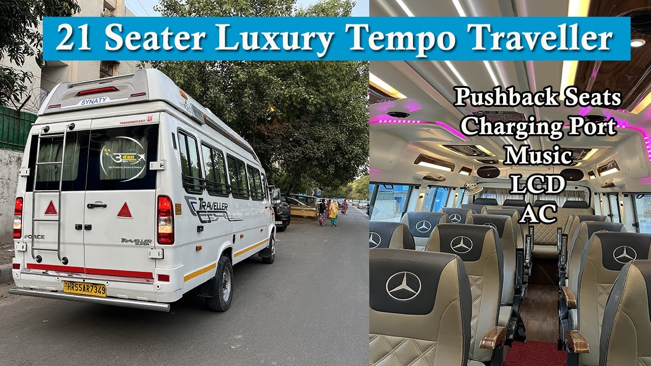 21 Seater Luxury Tempo Traveller on Rent | Force Tempo Traveller Hire ...