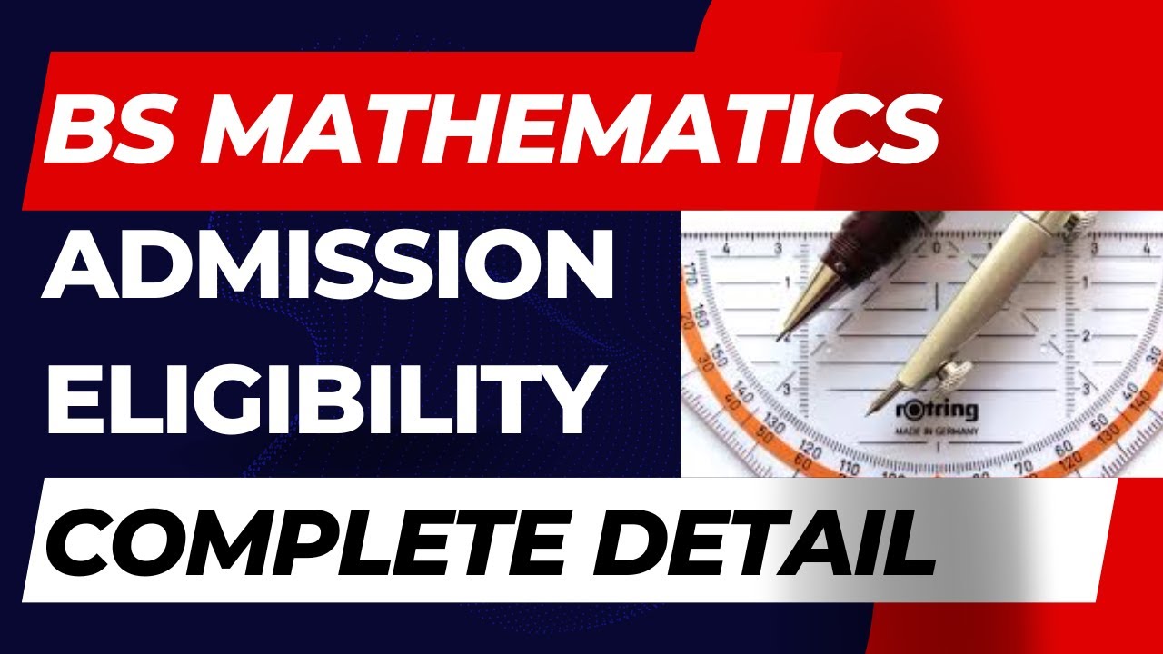 Virtual University BS Mathematics Eligibility - YouTube