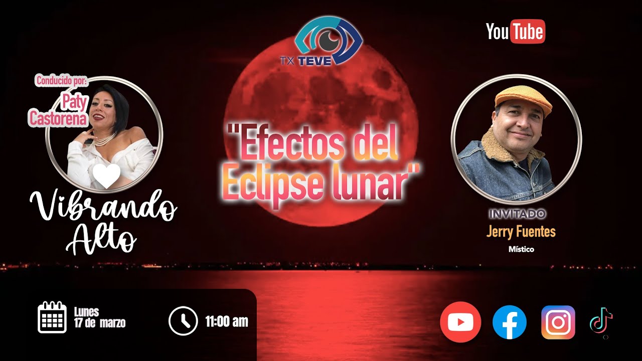 Efectos del eclipse total de luna de sangre | Vibrando Alto - YouTube