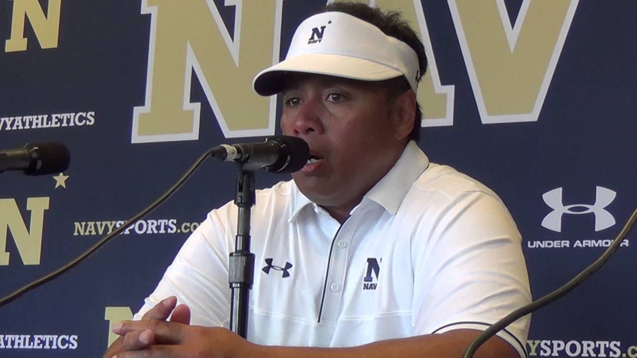 Navy Midshipmen Football Post Game 9/3/16 - Head Coach Ken Niumatalolo ...